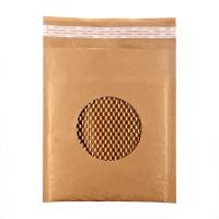 China Recycled Honeycomb Paper Mailer Leakproof 10x15cm Reusable Mailing Bags for sale
