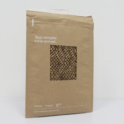 China Anti Shock Honeycomb Paper Mailer 5mm Thickness 30x40cm Eco Mailing Bags for sale