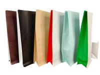 China Moisture Resistant Kraft Window Bag with Customizable Printing and Transparent PVC/PE Film Window for Food Packaging for sale