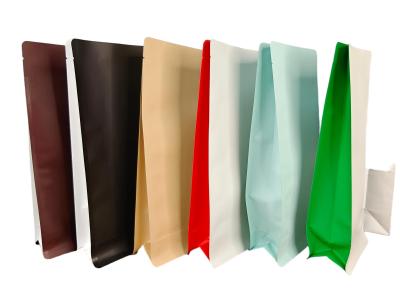 China Moisture Resistant Kraft Window Bag with Customizable Printing and Transparent PVC/PE Film Window for Food Packaging for sale