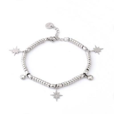China Stainless steel star women's bracelet with a niche and fashionable temperament for sale