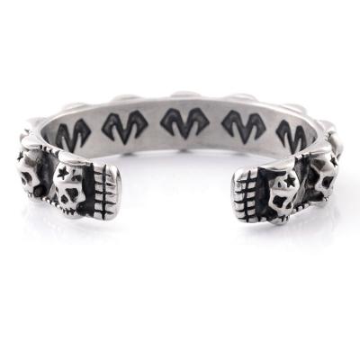 China Retro skull bracelet for men, niche design, trendy and fashionable men's bracelet for sale