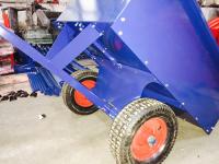 China WCART- 2Wheel 9.9cubic. Utility Cart Trailers -Foldable Garden Trailer With Bolted Box for sale