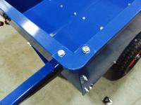 China WCART- 2Wheel 9.9cubic. Utility Cart Trailers -Foldable Garden Trailer With Bolted Box for sale