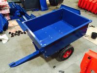 China WCART- 2Wheel 9.9cubic. Utility Cart Trailers -Foldable Garden Trailer With Bolted Box for sale