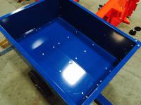China WCART- 2Wheel 9.9cubic. Utility Cart Trailers -Foldable Garden Trailer With Bolted Box for sale