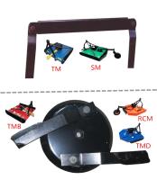 China SM - Farm Machinery Tractor 3 point Rotary Slasher Mower for tractor with CE 5Ft for sale