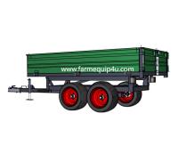 China Farm Trailer With Swing Tailgate,Farm transport tractor tow behind trailer,sansen Trailer,farm machinery manufacturer for sale