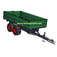 China Farm Trailer With Swing Tailgate,Farm transport tractor tow behind trailer,sansen Trailer,farm machinery manufacturer for sale