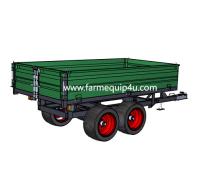 China Farm Trailer With Swing Tailgate,Farm transport tractor tow behind trailer,sansen Trailer,farm machinery manufacturer for sale