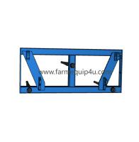 China Farm Machinery Euro Hitch 3 Prong Bale Spear , Tractor Implements Attachment for sale