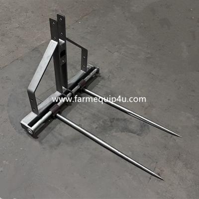 China Tractor 3 Point Foldable Bale Spear for sale