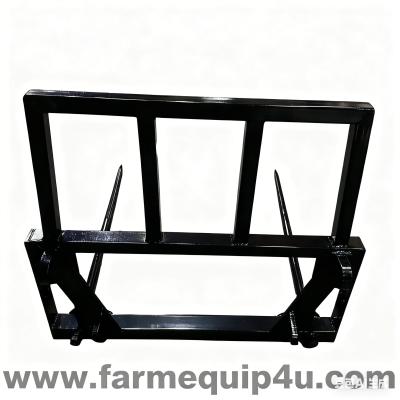 China EBS4842 -Tractor Front Euro Hitch Bale Spear for sale