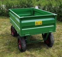 China 4WCART- 4Wheel 17cubic. Utility Cart Trailers ;ATV Garden Trailer;  Farm Trailer For Atv for sale
