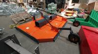 China PRTS - Tractor Pasture Mower ; Three Point Cat.2 Tractor Rotary Cutter With Double Saucer Shaped Blade for sale