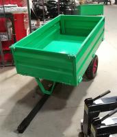 China 2WCART-  2Wheel 17cubic. Utility Cart Trailers; Garden Trailer Tow Behind ATV; Atv Attachment Farm Trailer for sale