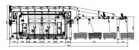 China Steam Heating Double Loading Long Loop Steamer Machine 250m Content for sale