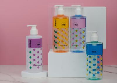 China 350ml 500ml Transparent PET Plastic Bottle With PP Lotion Pump for sale