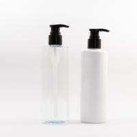 China 350ml 500ml Transparent PET Plastic Bottle With PP Lotion Pump for sale