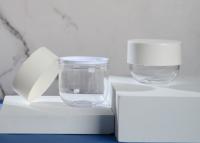 China Body Scrub 200ml 250ml PP Plastic Cosmetic Jars With Disc Spoon for sale