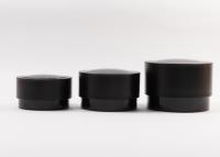 China 10ml 30ml 50ml PET Plastic Cosmetic Jars for Face Cream with White Spoon for sale