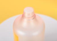China Pink Cap 180ml 350ml Round Plastic Toner Bottle For Water for sale