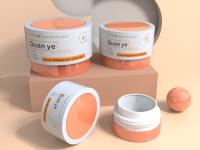 China Luxury PET Cosmetic Jar 30ml 50ml 100ml for Face Cream Eye Cream for sale