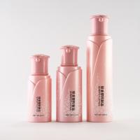 China 120ml PET Plastic Pump Bottle Emollient Water with Gold Lid Custom Colors for sale