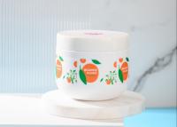 China Round Empty Plastic Cosmetic Jars 400ml With Label Logo Printing for sale