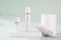 China Double Wall Airless Cosmetic Container for Serum with Screw Pump 30ml for sale