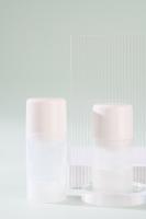 China 30ml 50ml White Airless Pump Bottle Round Shape PP Serum Bottle for sale