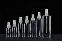 China Square 300ml Plastic Cosmetic Bottles With Sprayer Cleansing Water Toner for sale