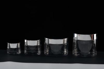 China Round Plastic Cosmetic Jars 100ml 150ml Matted Frosted Printing Face Mask Bottle for sale