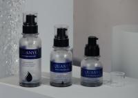 China Round Shape Serum Airless Bottle With Lotion Pump Cap 50ml for sale