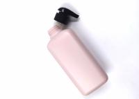 China Square Frosted HDPE Plastic Lotion Bottle 610ml for Body Wash Shampoo with Pump for sale