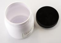 China 750ml PET Plastic Hair Mask Jar with PP Cap White Body Hot Stamping for sale