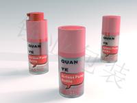 China Double Wall Airless Plastic Bottle 15ml with Lotion Pump for Eye Cream for sale