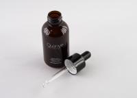 China Round Shoulder Eye Serum PET Plastic Bottle with Glass Dropper 50ml 300ml for sale