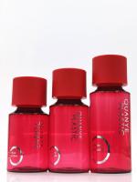 China 100ml Plastic Cosmetic Bottles Matted Ref Double Wall Cap Silver Hot Stamping Logo for sale