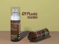 China Amber PET Thick Wall Face Serum Bottle 100ml with Lotion Pump Cap for sale
