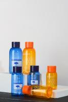 China Round Plastic Cosmetic Bottle 200ml 300ml with Lotion Pump for Body Wash Shampoo for sale