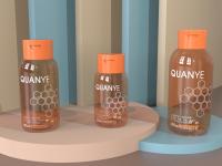 China Oblique Shoulder Shape Plastic Shampoo Bottle Personal Care Container 300ml 400ml for sale