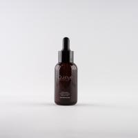 China Boston Round PET Plastic Bottle 50ml 300ml with Dropper for Face Serum Cosmetics for sale