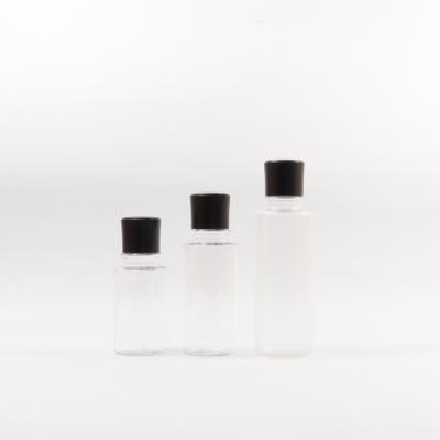 China Transparent PETG Plastic Screw Top Bottle 150ml for Makeup Cleansing Water 20/24mm Neck for sale