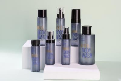China ODM Cylindrical PET Bottle with White Sprayer 200ml 250ml for Musse Water for sale