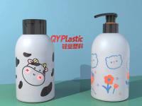 China Amber PET Shampoo Bottle 200ml 1000ml with Lotion Pump for Body Wash for sale