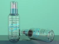 China Green Transparent PET Plastic Cosmetic Bottle 500ml for Essential Oil Personal Care for sale