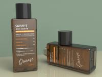 China QUANYE 100ml PET Plastic Travel Bottle for Body Wash Face Cleansing Custom Color for sale