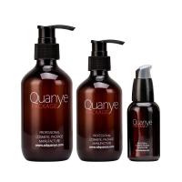 China OEM PET Amber Cosmetic Bottles 200ml 300ml 500ml - Custom Foundation Packaging with UV Protection for sale