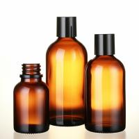 China Round Amber Cosmetic Bottles The Ultimate Packaging Solution for Top- Cosmetics for sale